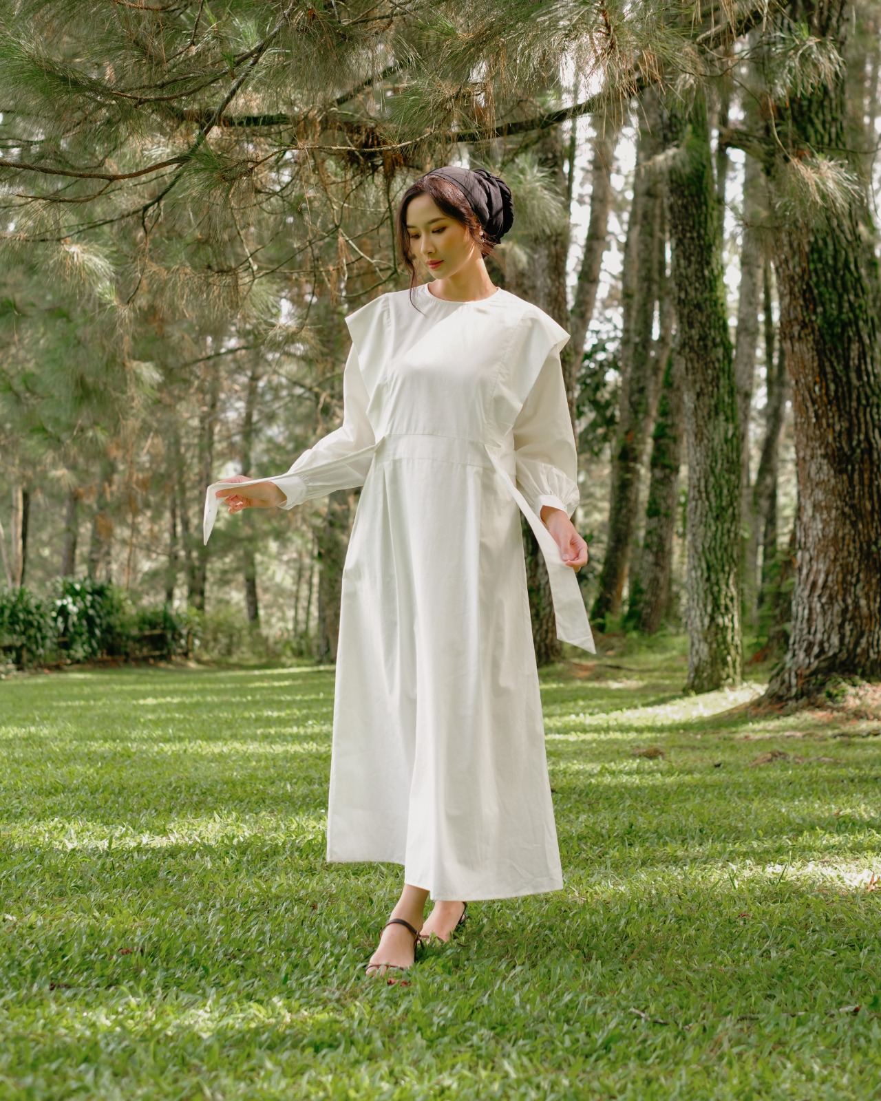 Abil Maxi Dress Broken White - RUBYLICIOUS