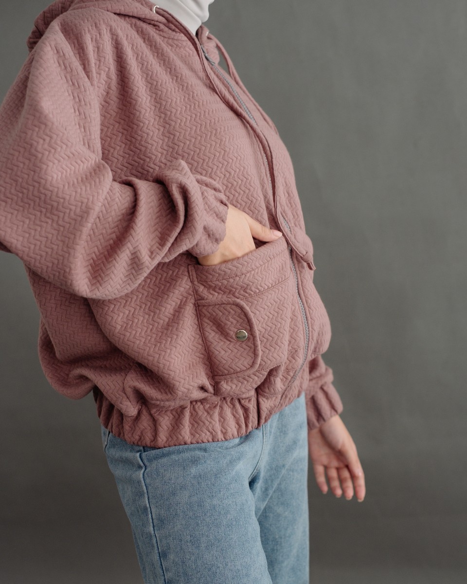 Dhira Jacket Mauve - RUBYLICIOUS