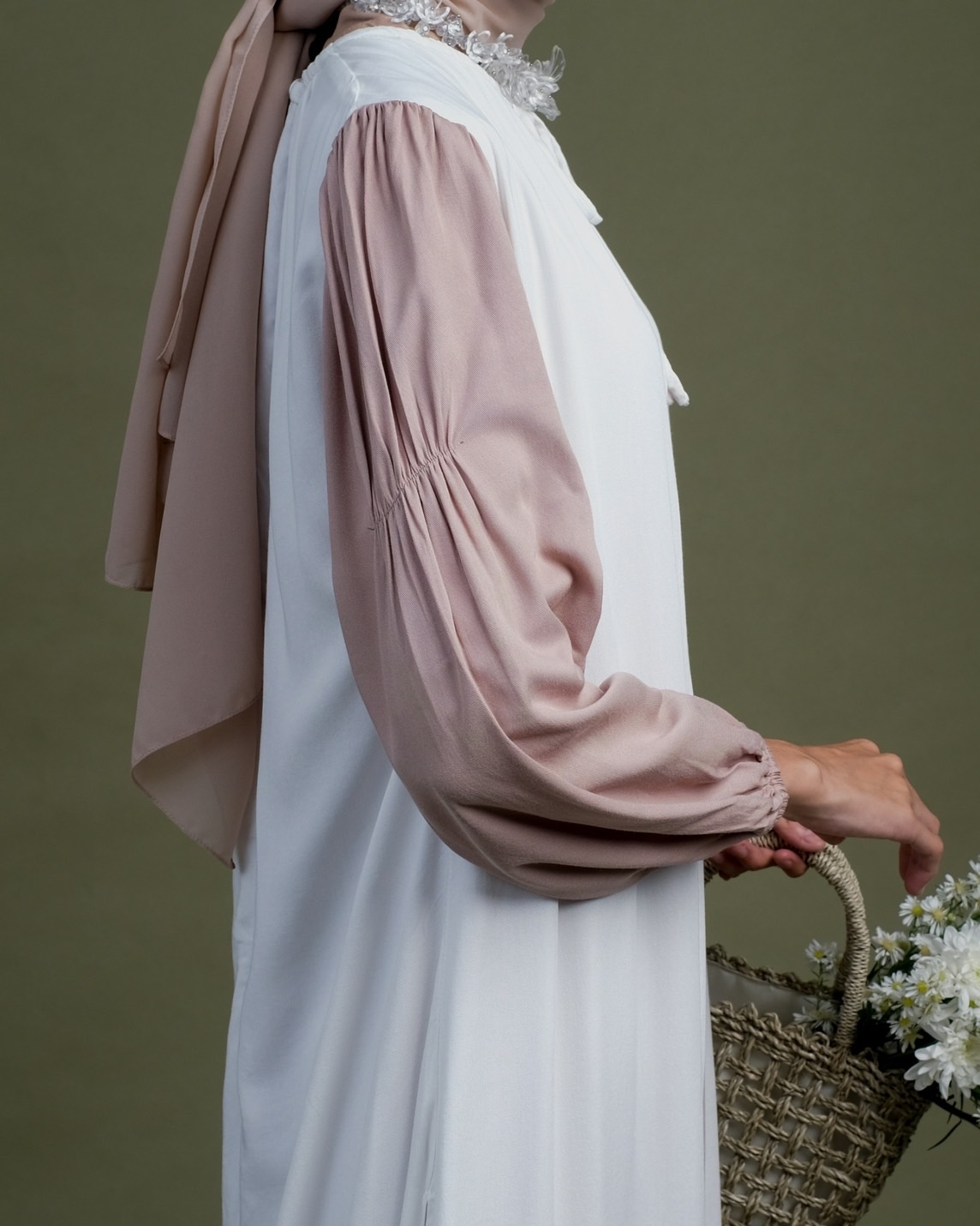 Elodhia Maxi Dress Khaki - RUBYLICIOUS