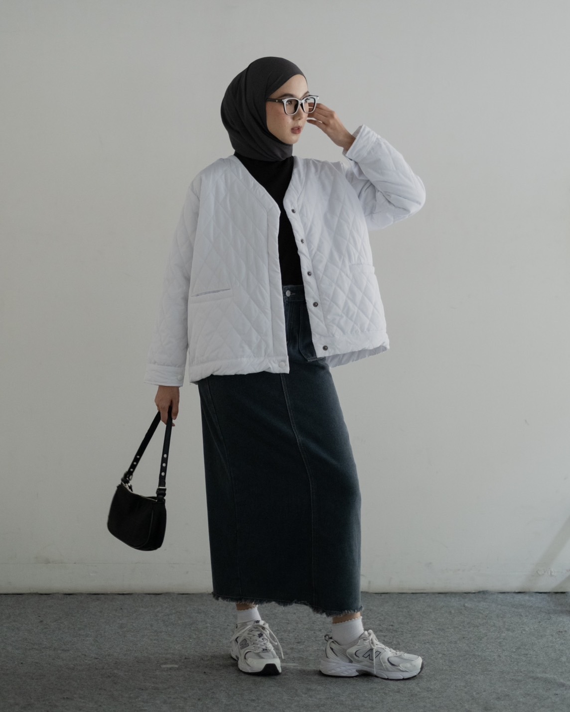 Quera Jacket Broken White - RUBYLICIOUS