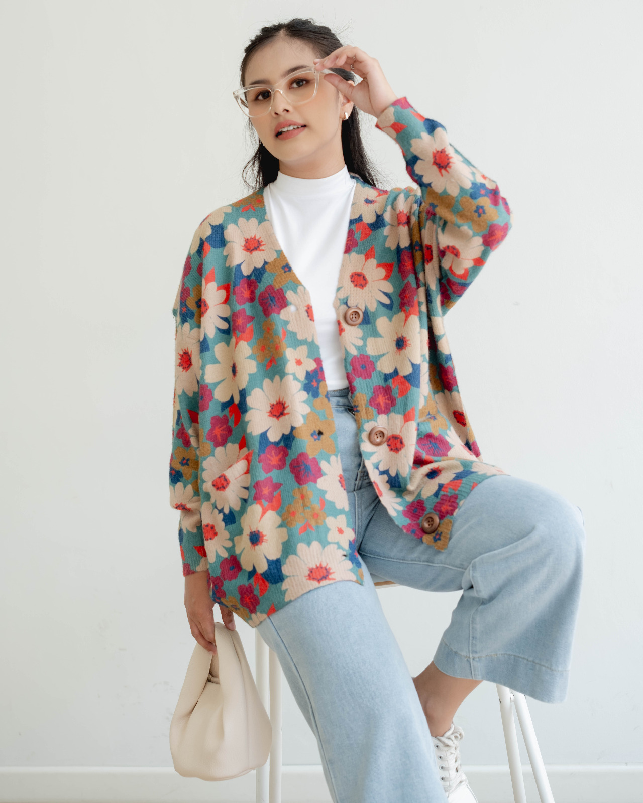 Calula Cardi Kode 470 Garden - RUBYLICIOUS