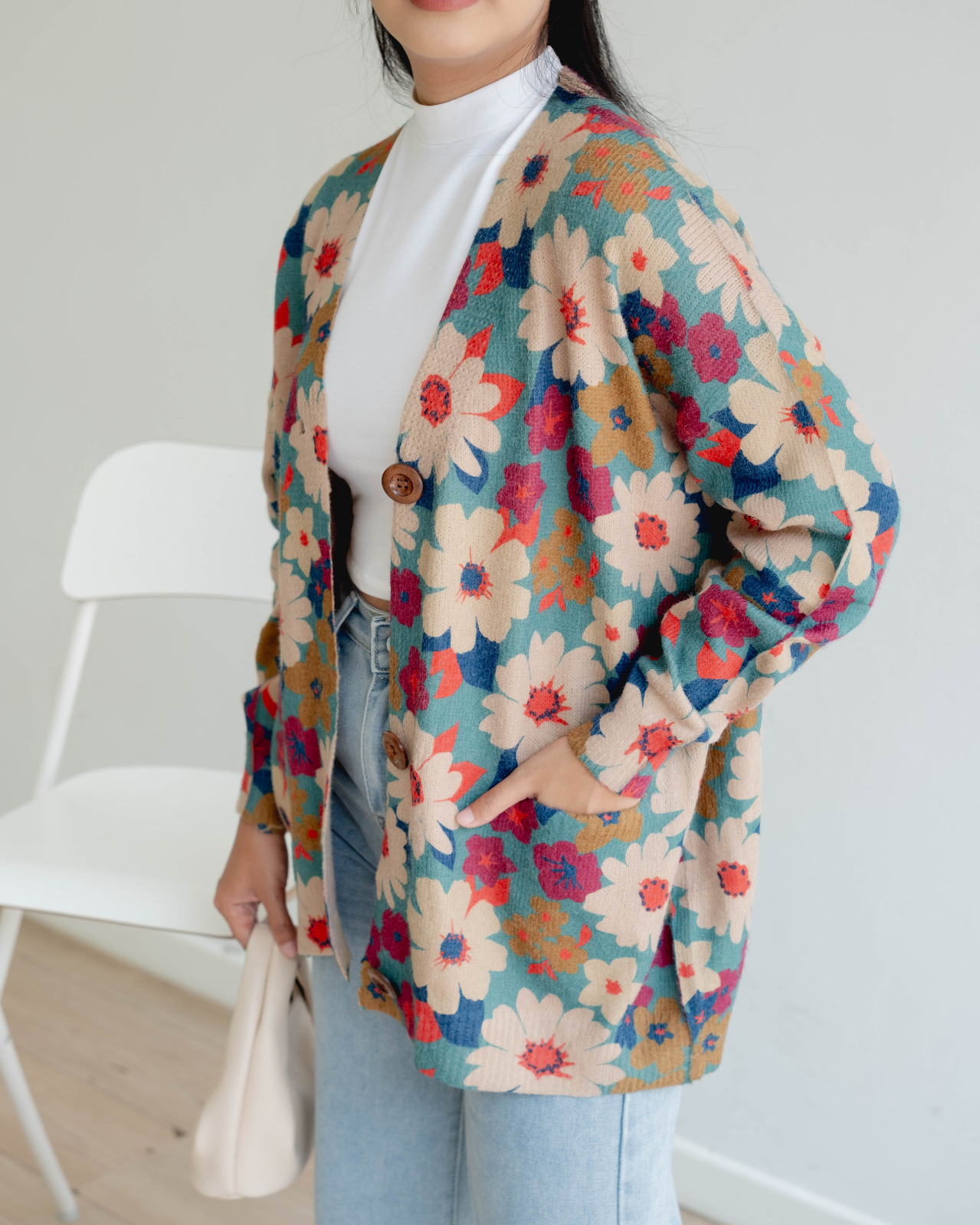 Calula Cardi Kode 470 Garden - RUBYLICIOUS