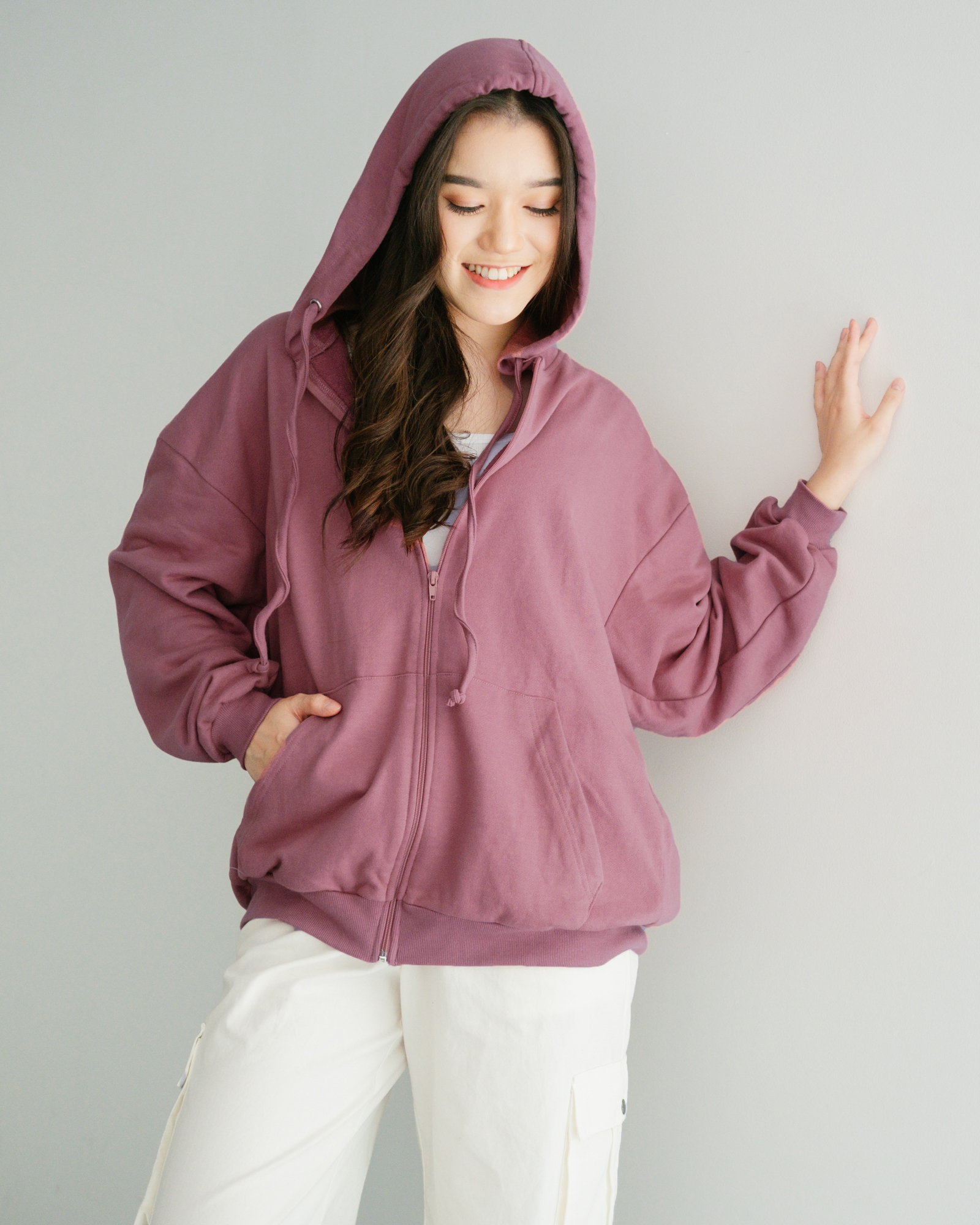Lelikha Jacket Oversized Rasberry - RUBYLICIOUS