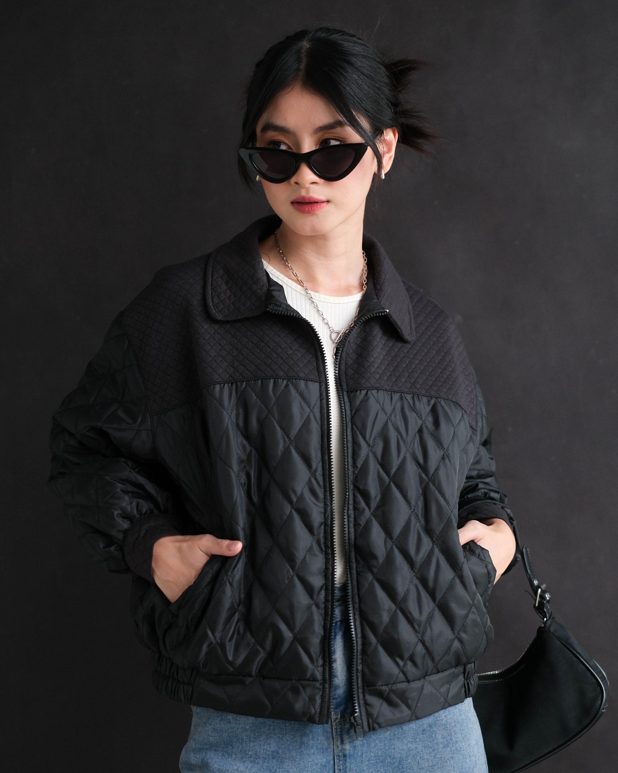 Laylon Jacket Black - RUBYLICIOUS