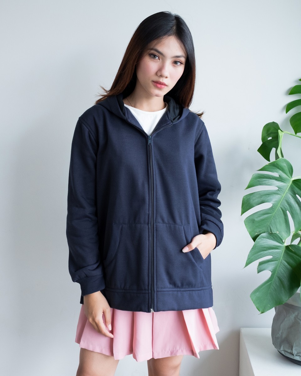 Reabetsoe Hooded Jacket Navy - RUBYLICIOUS