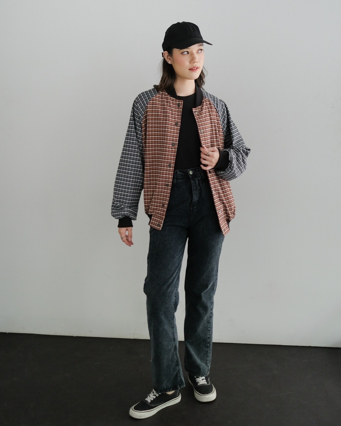 Heska Varsity Jacket Brick - RUBYLICIOUS